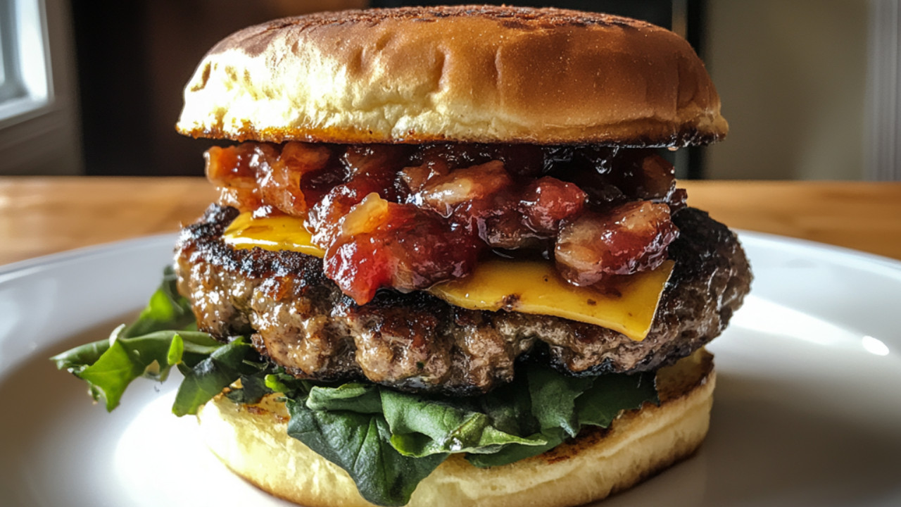 Epic Burger With 14-Ingredient Bacon Jam - Just Cook by ButcherBox