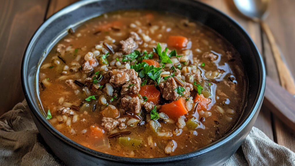 Hearty Beef and Wild Rice Soup - Just Cook by ButcherBox