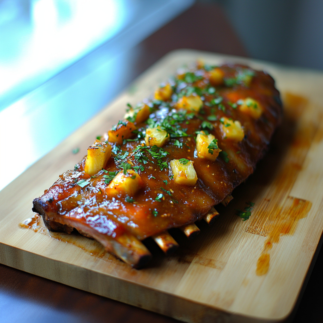 Oven-Baked Baby Back Ribs with Chipotle Pineapple BBQ Sauce - Just Cook ...