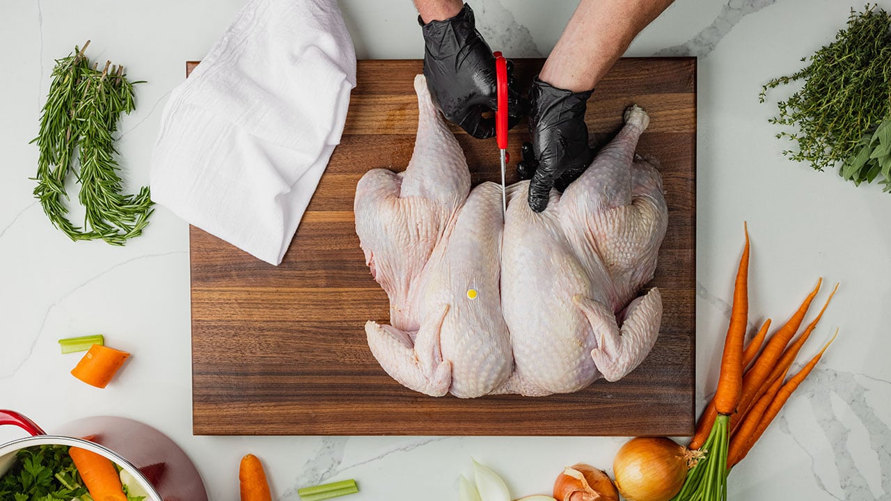 Cutting a Turkey into Eighths - A Quicker Way to Brine and Cook Your ...