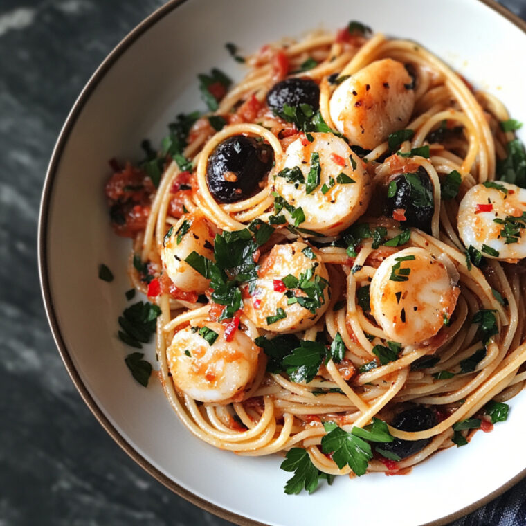 Scallop Pasta Puttanesca - Just Cook by ButcherBox