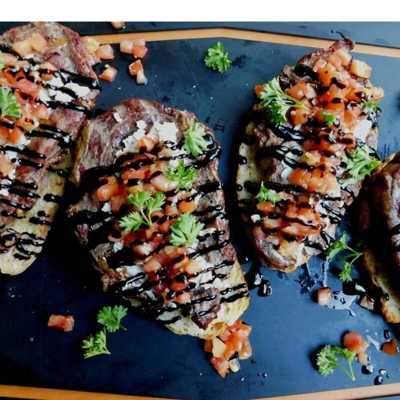 Grilled Steak Bruschetta - Just Cook by ButcherBox