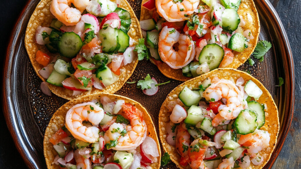 Shrimp and Cucumber Ceviche on Tostadas - Just Cook by ButcherBox