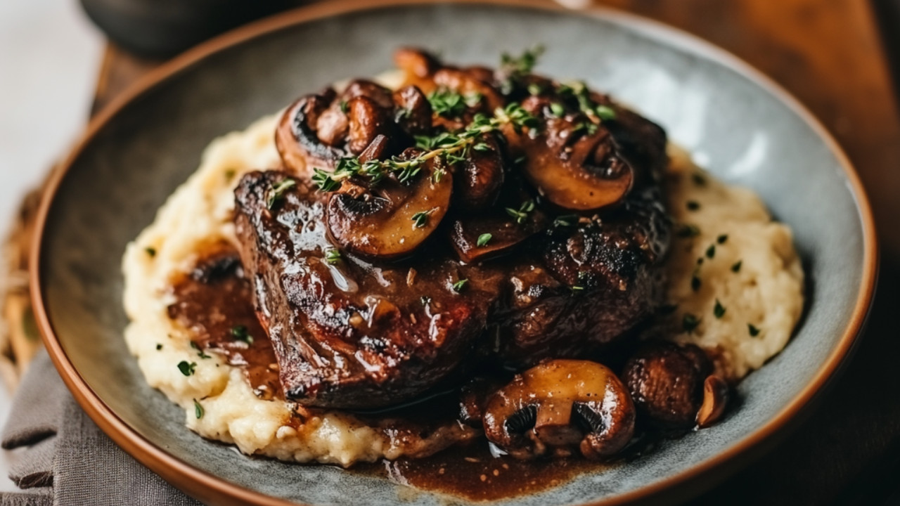 Savor the Richness: Red Wine-Braised Short Ribs with Wild Mushrooms ...
