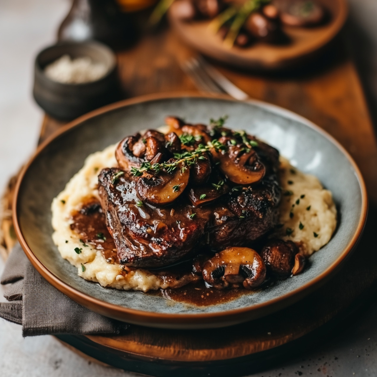 Savor the Richness: Red Wine-Braised Short Ribs with Wild Mushrooms ...