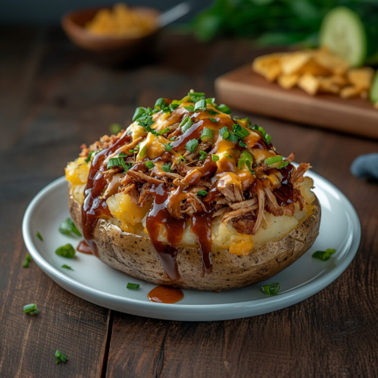 BBQ Pulled Pork Loaded Baked Potato - Just Cook by ButcherBox
