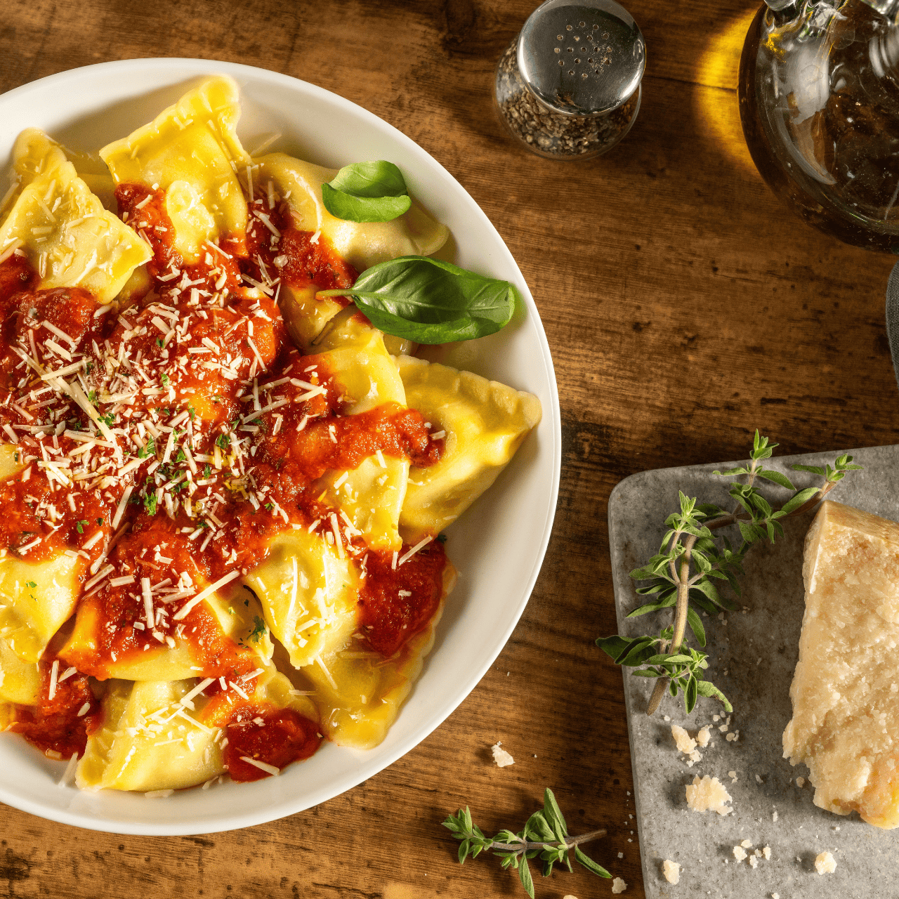 Chicken & Mozzarella Ravioli with Creamy Tomato Sauce - Just Cook by ...