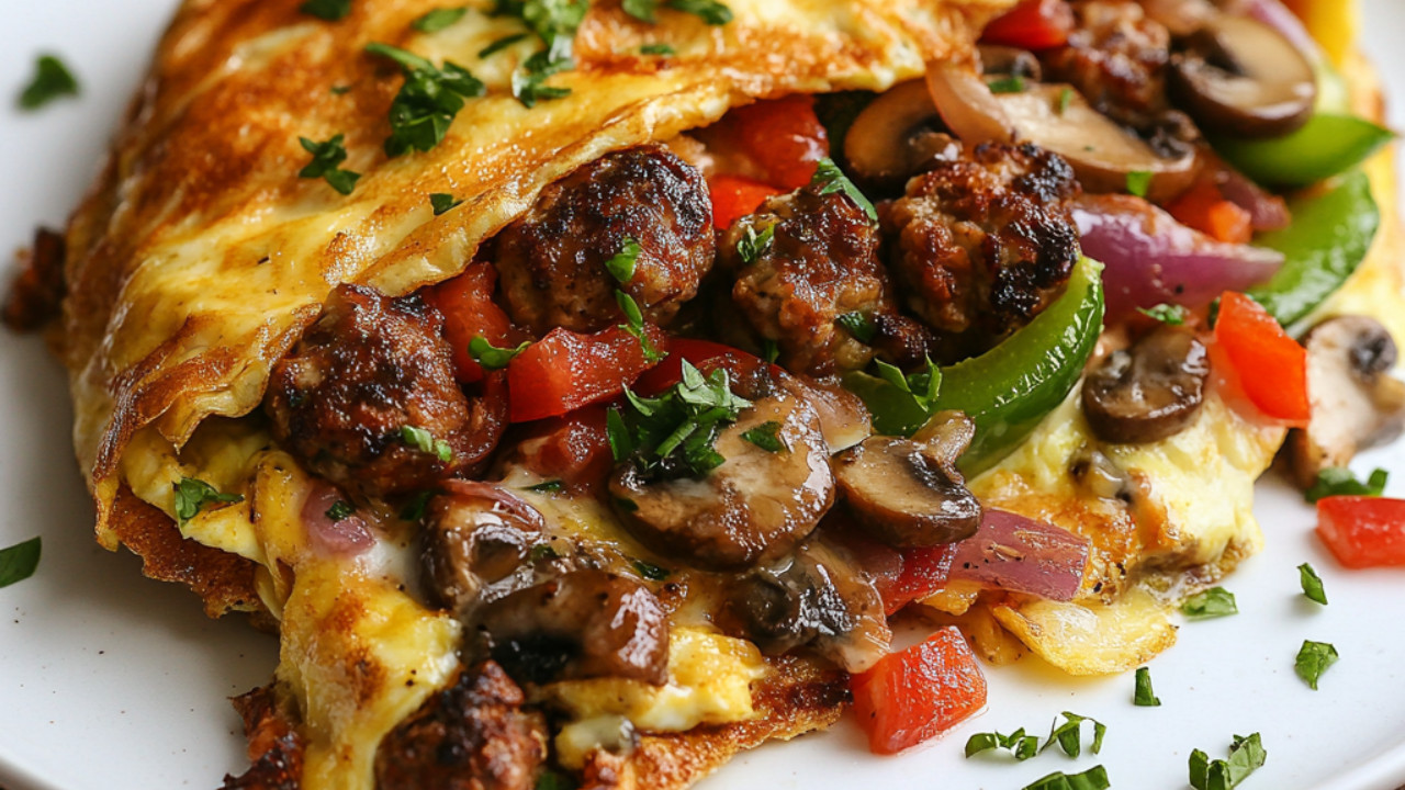 Dinner for Breakfast: The Steak Bomb Omelette - Just Cook by ButcherBox