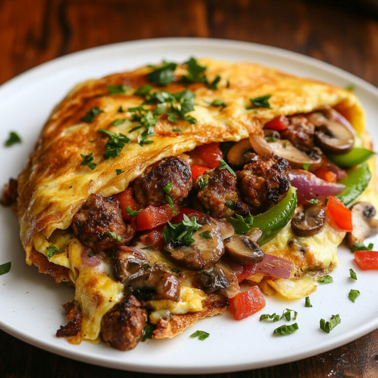 Dinner for Breakfast: The Steak Bomb Omelette - Just Cook by ButcherBox