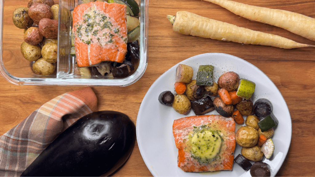 Meal Prep: Lemon Herb Butter Sockeye Salmon - Just Cook by ButcherBox