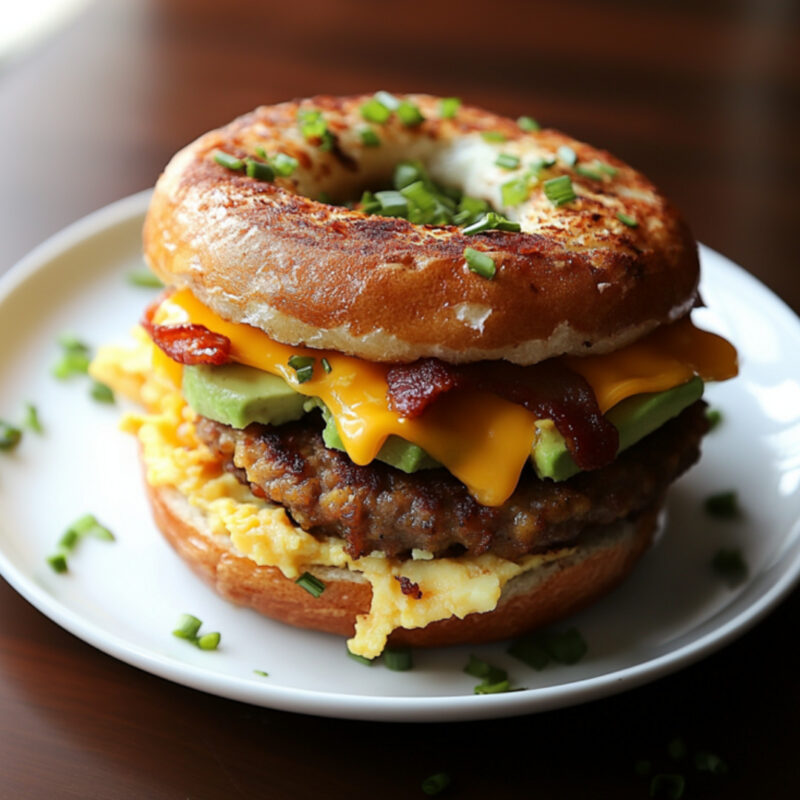 Loaded Breakfast Bagel - Just Cook by ButcherBox