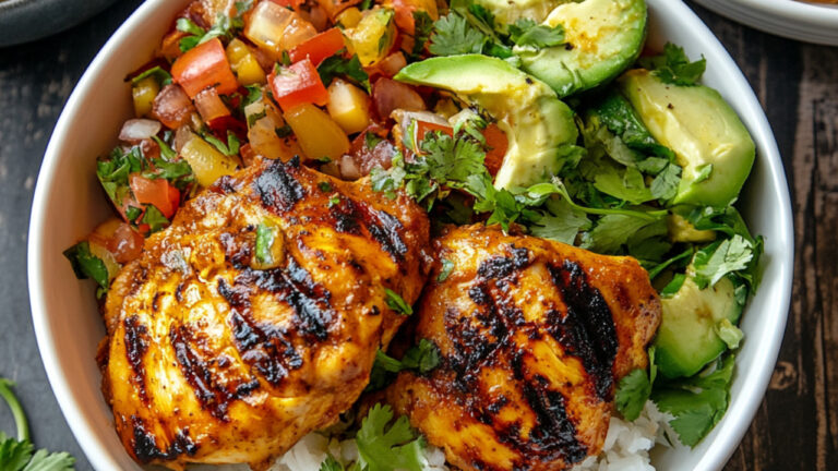 Chicken Tinga Bowl with Grilled Chicken Thighs - Just Cook by ButcherBox