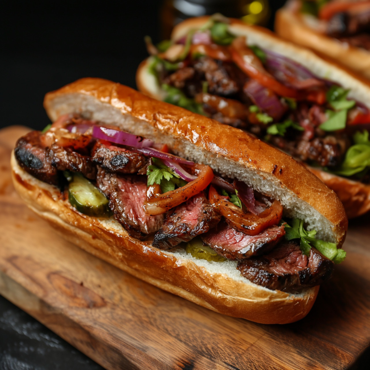 Premium Steak Tip Steak Bomb Sub - Just Cook by ButcherBox