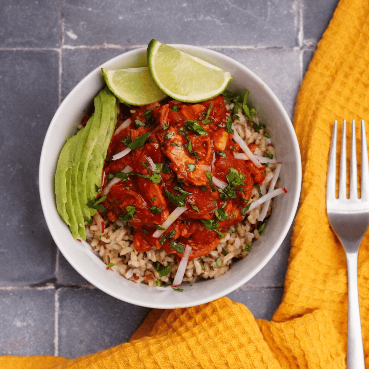 Chicken Tinga Bowl with Grilled Chicken Thighs - Just Cook by ButcherBox