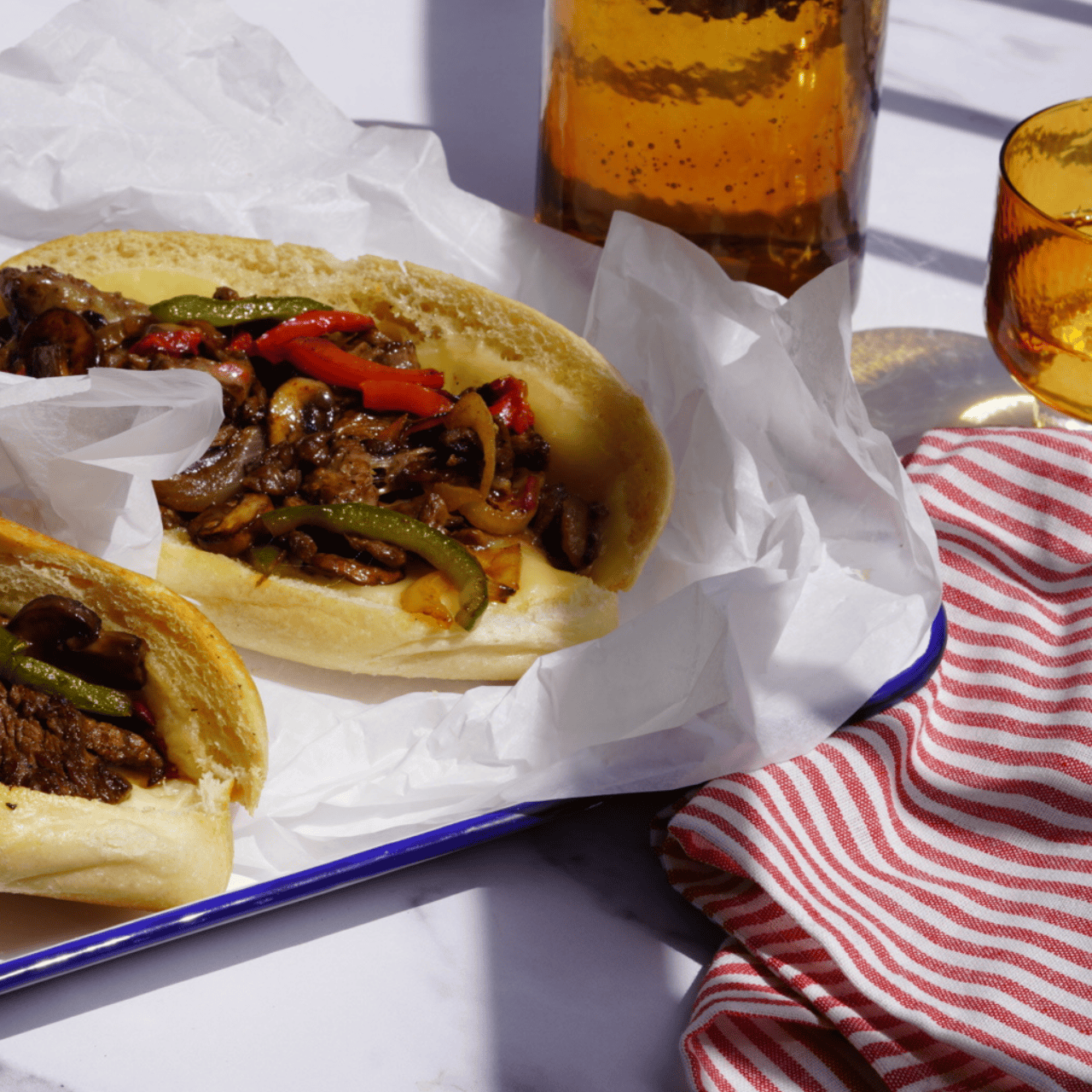 Premium Steak Tip Steak Bomb Sub - Just Cook by ButcherBox