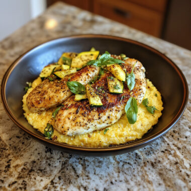 Pan Roasted Chicken Breast with Creamy Polenta - Just Cook by ButcherBox