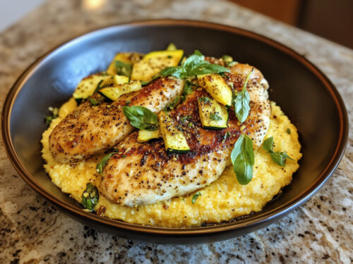 how to cook polenta in pan