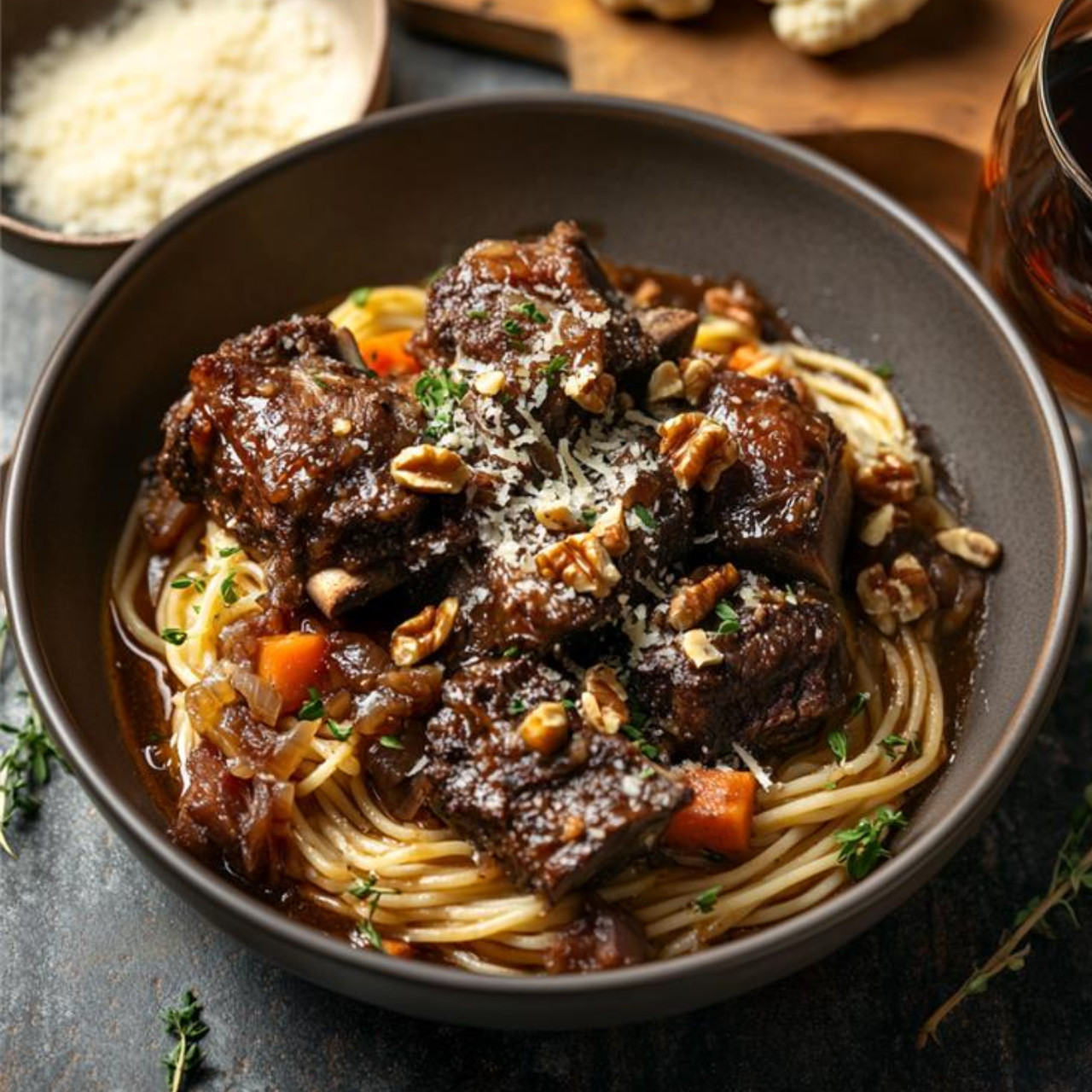 Spaghetti with Red Wine Braised Short Ribs - Just Cook by ButcherBox