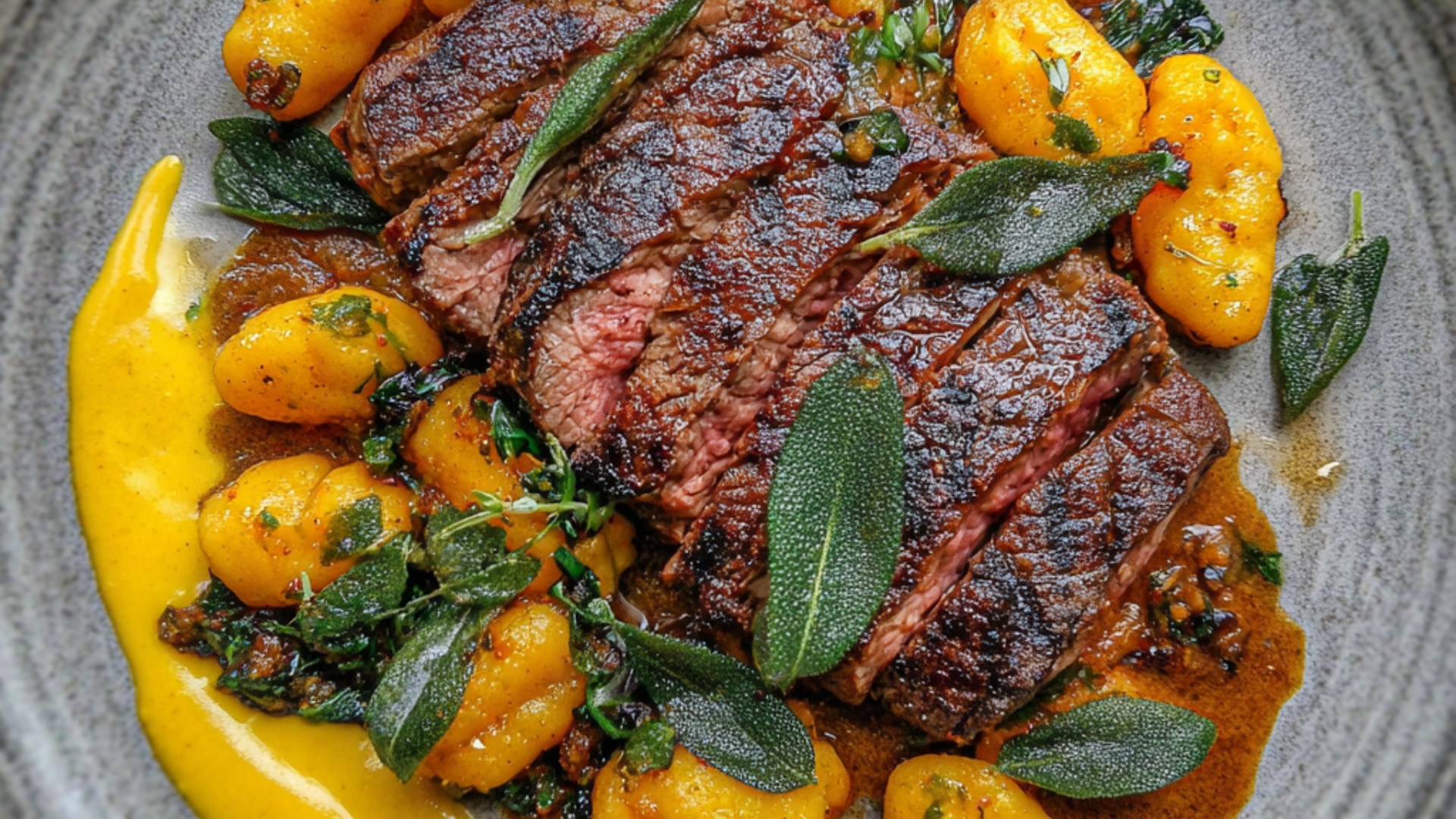 Ribeye Steak with Pumpkin Gnocchi and Crispy Sage - Just Cook by ButcherBox